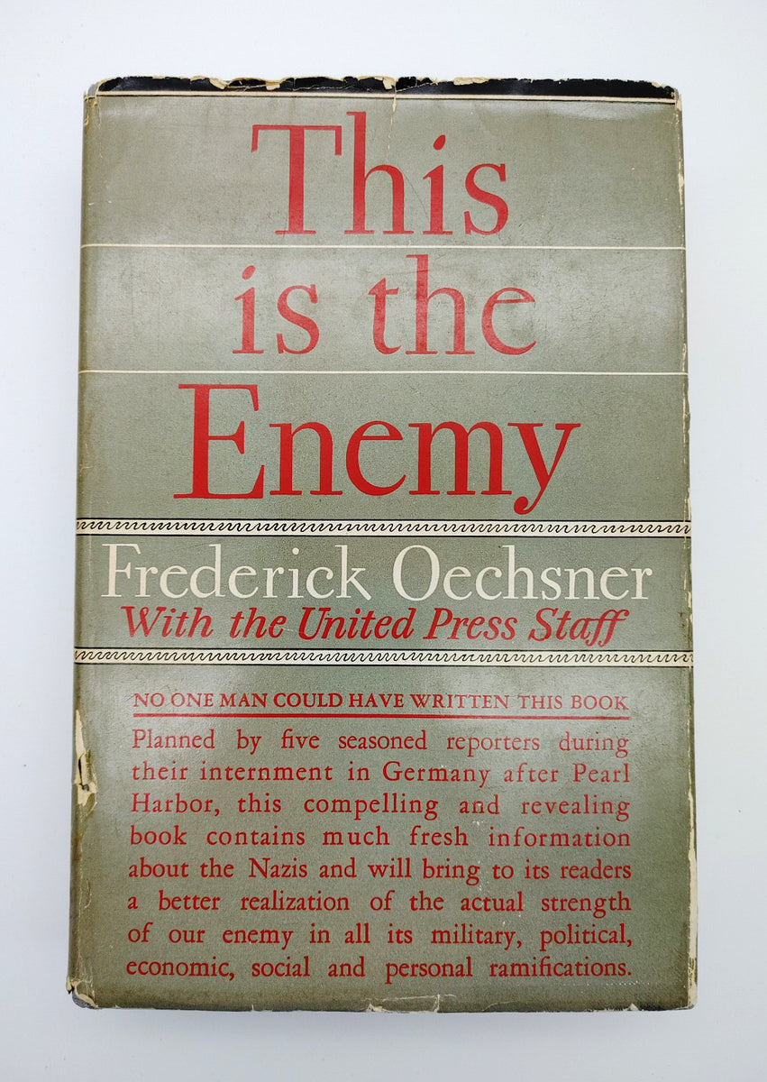 This Is the Enemy (1942) – Opal Rare Books